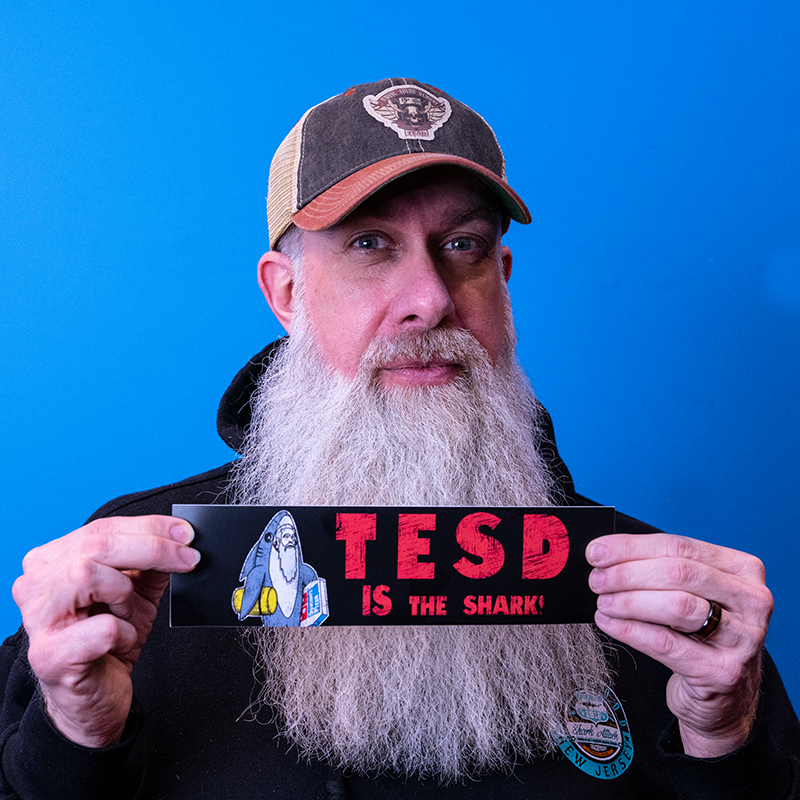 TESD is the SHARK Bumper Sticker – Tell 'Em Steve-Dave