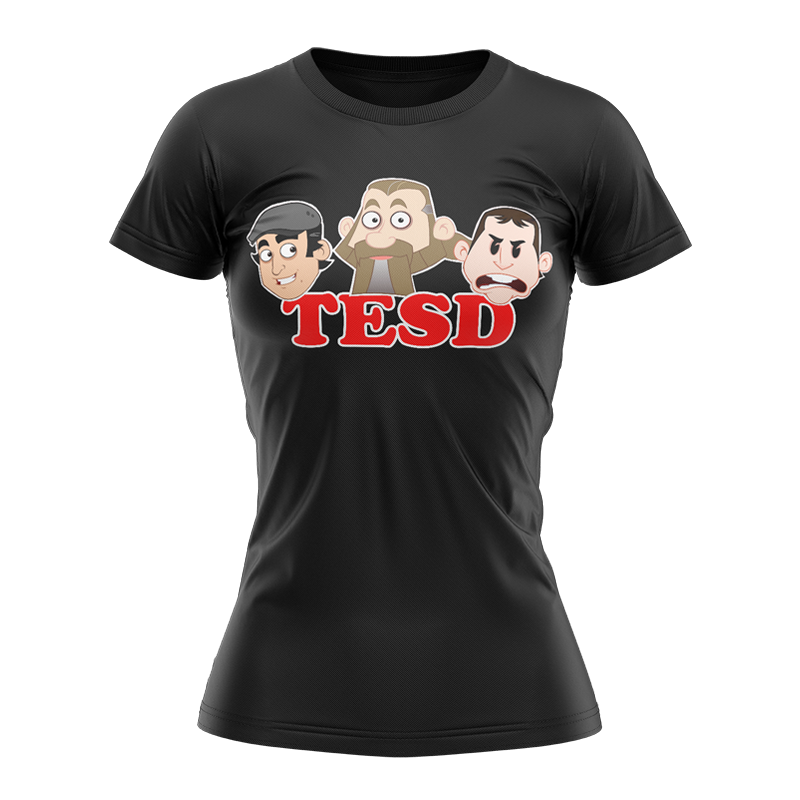 TESD Three Heads Ladies' Tee – Tell 'Em Steve-Dave